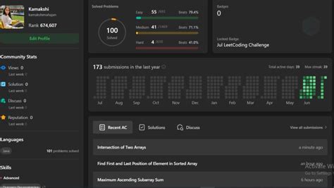 Kamakshi Mahajan On Linkedin Leetcode Leetcode Problemsolving Techjourney