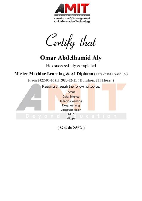 Omar Abdelhamid On Linkedin I Am Happy To Announce That I Have