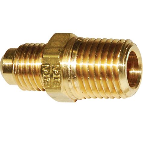 1/4" Tube O.D. x 1/4" MPT, SAE 45° Flare Male Connector - Hi-Line Inc.