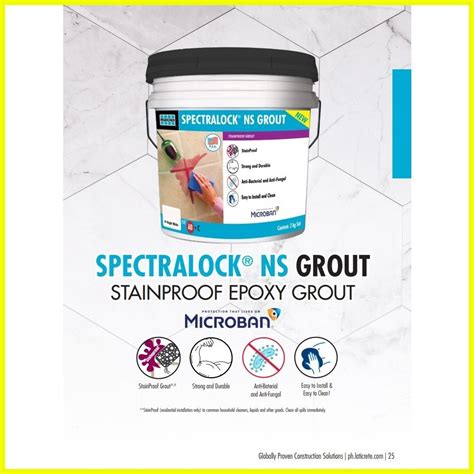 ♟ Laticrete® Spectralock® Ns High Performance Epoxy Grout 2kg