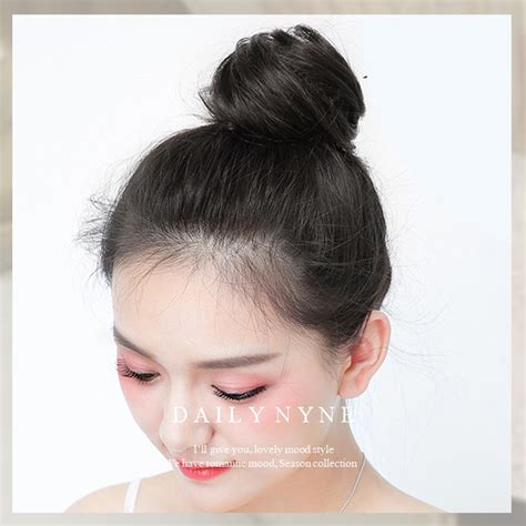 데일리나인 무료배송 DNyne 여성 올림머리 가발 똥머리 곱창가발 당고머리 면접 승무원 연출