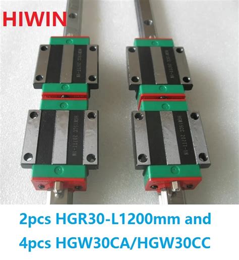 Pcs Original Hiwin Linear Guide HGR L Mm Pcs HGW CA HGW CC Flange Carriage