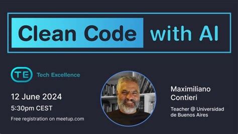 Maximiliano Contieri On Clean Code With Ai Posted On The Topic Linkedin