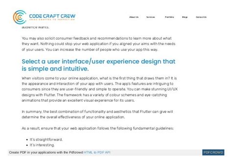 how to successfully build a flutter web app ppt