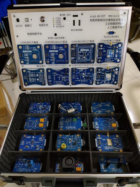 物联网综合实验箱 新型磁吸式平台架构 ZigBee WiFi 蓝牙 RFID NB iot IPV6 LoRa 4G 物联网实验箱实训