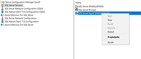 Start Stop Pause Resume And Restart Sql Server Services Microsoft Azure Sql Server