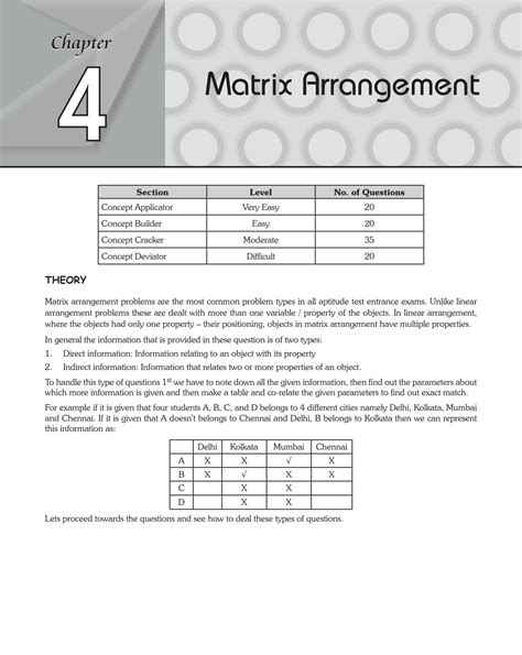SOLUTION Reasoning Matrix Arrangement Studypool