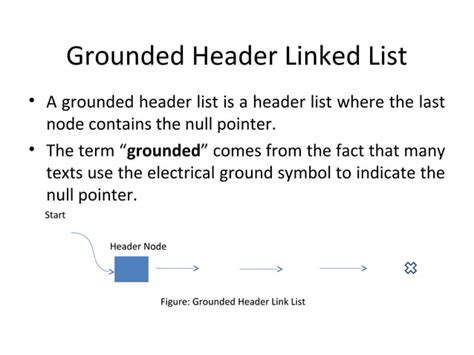 header circular and two way linked lists ppt