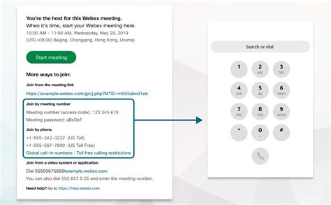 Start A Scheduled Webex Meeting By Phone