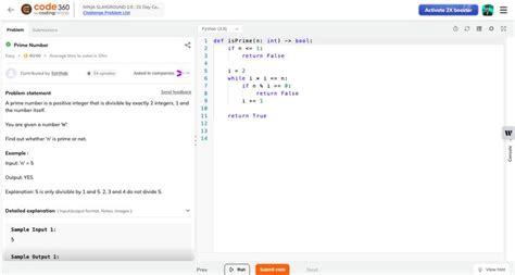 Day4 Samsung Tcs Ninjaslayground Codingninjas Codingchallenge Ajay Kannaujiya