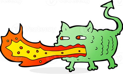 Cartoon Fire Breathing Imp 44933826 Png