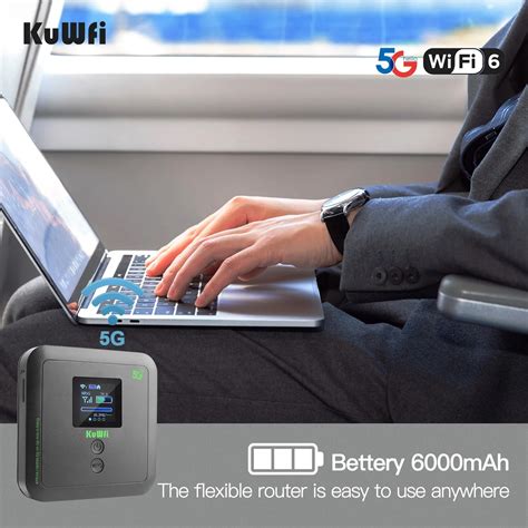 Oem 5g Router Wifi 2 5gbps Dual Band 6000mah 5g Cpe Modem Mobile