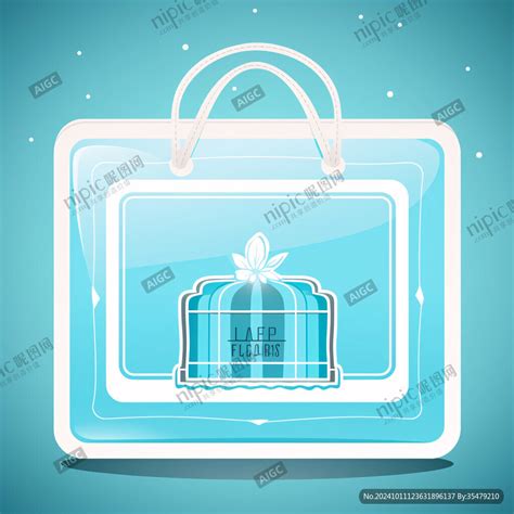 Ai创作图广告宣传赠品模板 高端被子枕头吊牌 礼盒购物袋 蓝色梦幻背景手提袋 礼盒购物袋 节日促销奖品商品袋 购物袋设计 玻璃瓶内包装礼品海报 大礼包设计 礼物袋设计素材 设计礼包素材