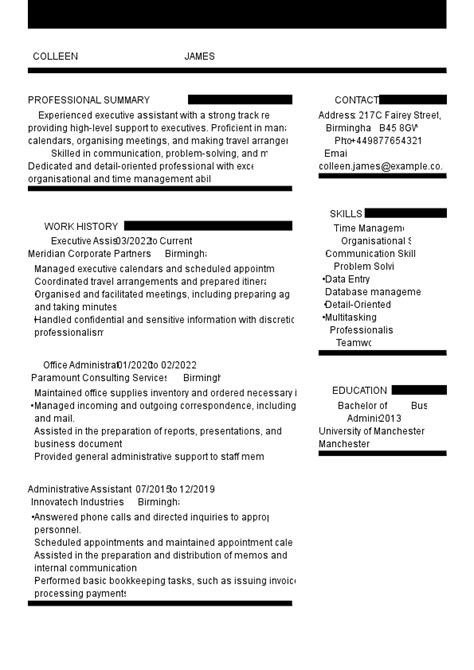 Executive Assistant Cover Letter Examples Myperfectcv