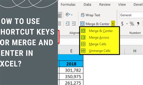 How To Use Shortcut Keys For Merge And Center In Excel Earn And Excel