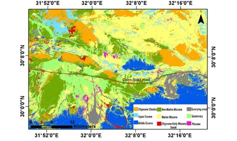 The Generated Supervised Classification Map Download Scientific Diagram