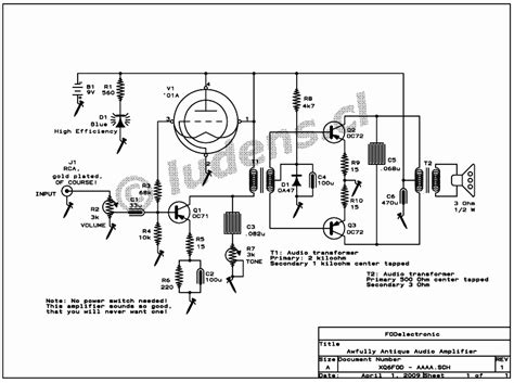 The Awfully Antique Audio Amplifier Amplifier Circuit Circuit Diagram SeekIC