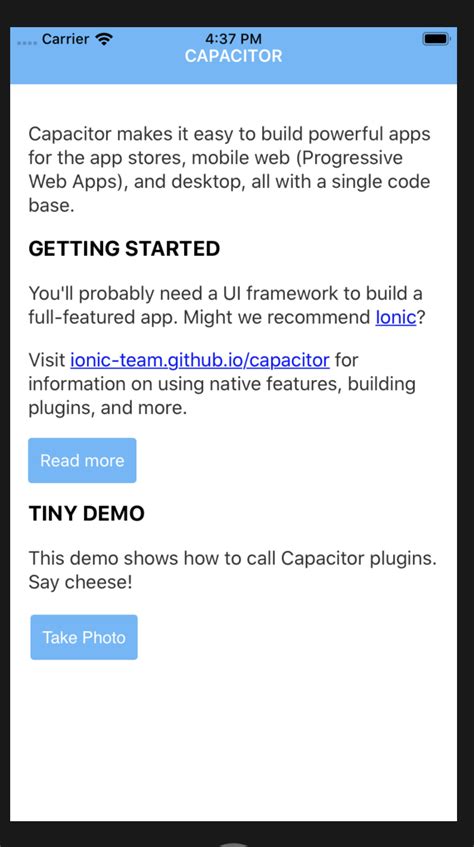Bug Latest Version Of Capacitor Breaks The Application Header And Allows The Status Bar To