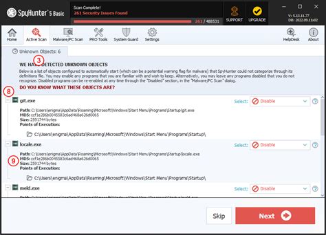 Interpreting The Scan Results Remove Spyware And Malware With Spyhunter Enigmasoft Ltd
