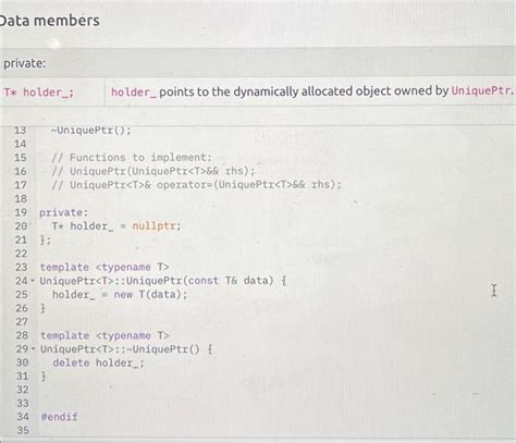 Solved The Mantra Of The Unique Pointer Is Exclusive