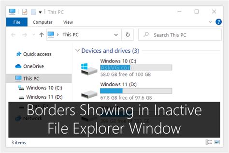 Windows 10 Bug No Borders Showing Around Program Windows AskVG