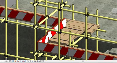 项目施工全流程BIM实战攻略之悬挑脚手架revit建模案例实