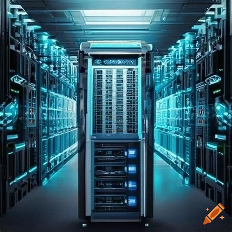 Illustration Of Multiple Servers In Operation