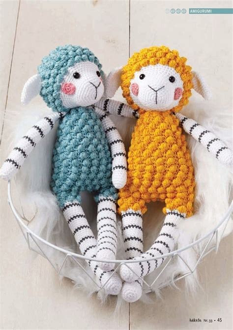 Милые барашки вязание крючком описание в Pdf №40153