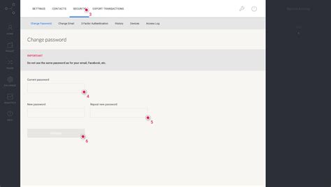 Change The Password GateHub Support