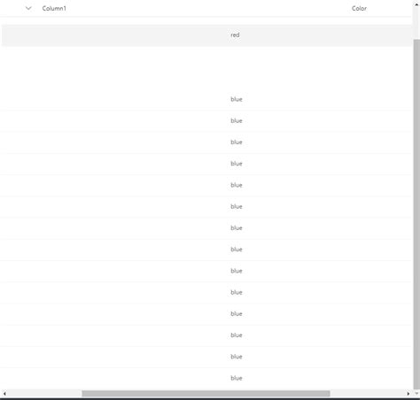 Detailslist Columns Do Not Align When Scrolling Horizontally With A