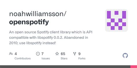Github Noahwilliamssonopenspotify An Open Source Spotify Client