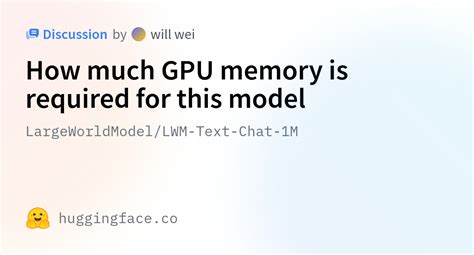 LargeWorldModel LWM Text Chat 1M How Much GPU Memory Is Required For This Model