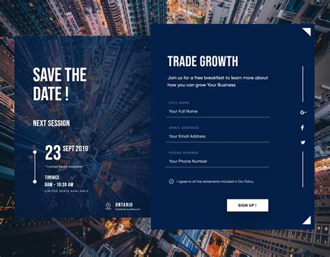 Contact Us Formsignup Form Uxui Design 1 Images Behance