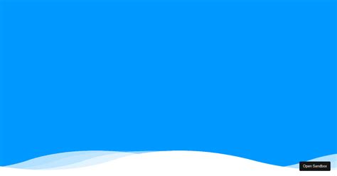 Animated Parallax Water Wave Effect Codesandbox