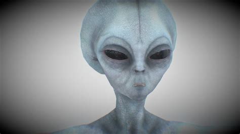 Grey Alien Roswell Model Lowpoly 3d Model By Shaxertakkuy