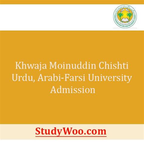Discover The Exciting Opportunities At Khwaja Moinuddin Chishti Language University