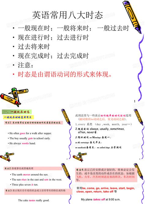 一般现在时与现在进行时ppt模板下载 编号ldonzdxd 熊猫办公