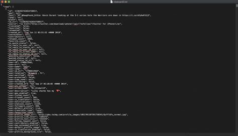 api trouble parsing for specific things like created at favorite count etc using tweepy