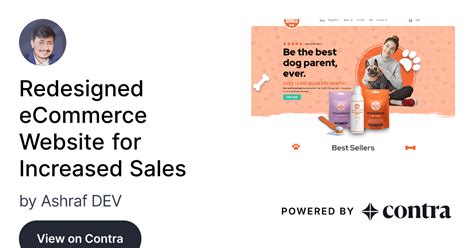 Redesigned ECommerce Website For Increased Sales By Ashraf DEV