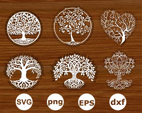 Tree Of Life Svg Hand Drawn Tree Life Svg Tree Of Life Etsy UK