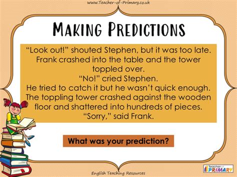 Making Predictions Teaching Resources