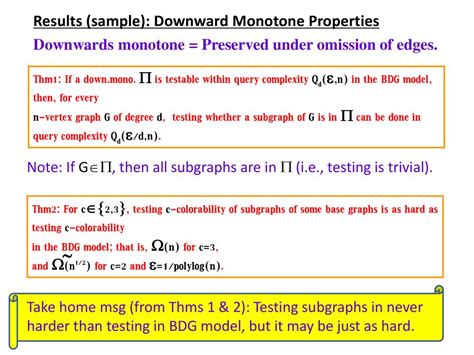 the subgraph testing model ppt download