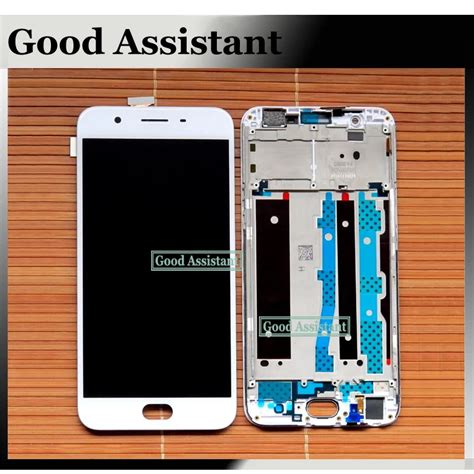 White 5 5 Inch For OPPO F1S LCD Display Touch Screen Digitizer Assembly Replacement With Frame