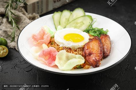 印尼炒饭 西餐美食 食品餐饮 摄影素材 汇图网www huitu
