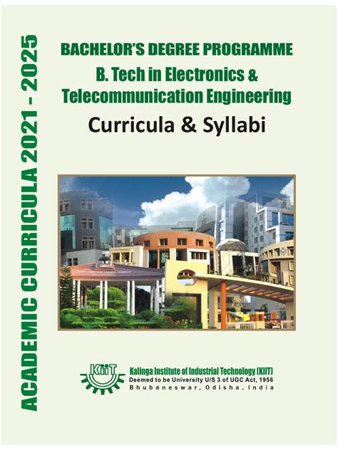Electronics And Telecommunication Engineering Pdf