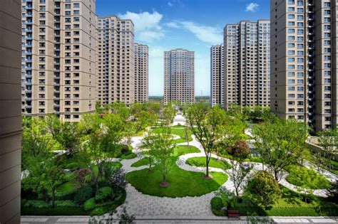 远景花园洋房小区高清图