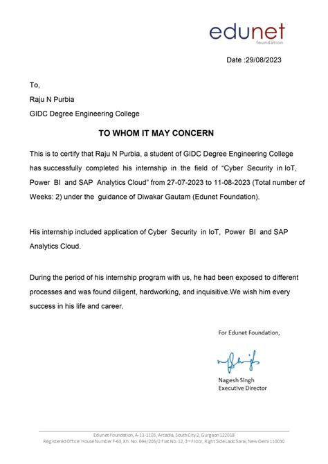 raju purbia on linkedin internshipjourney techexploration edunetfoundation careerpath…