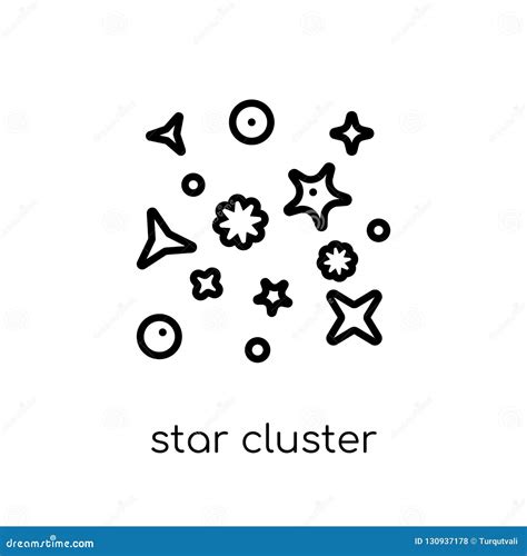 Cluster Icon Vector From Database And Servers Collection Thin Line