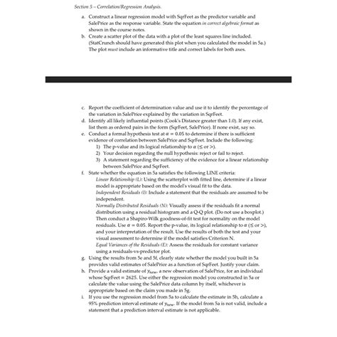 Section 5 Correlationregression Analysisa