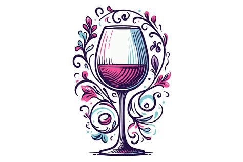 Wine Glass Design Graphic By Art On Demand · Creative Fabrica